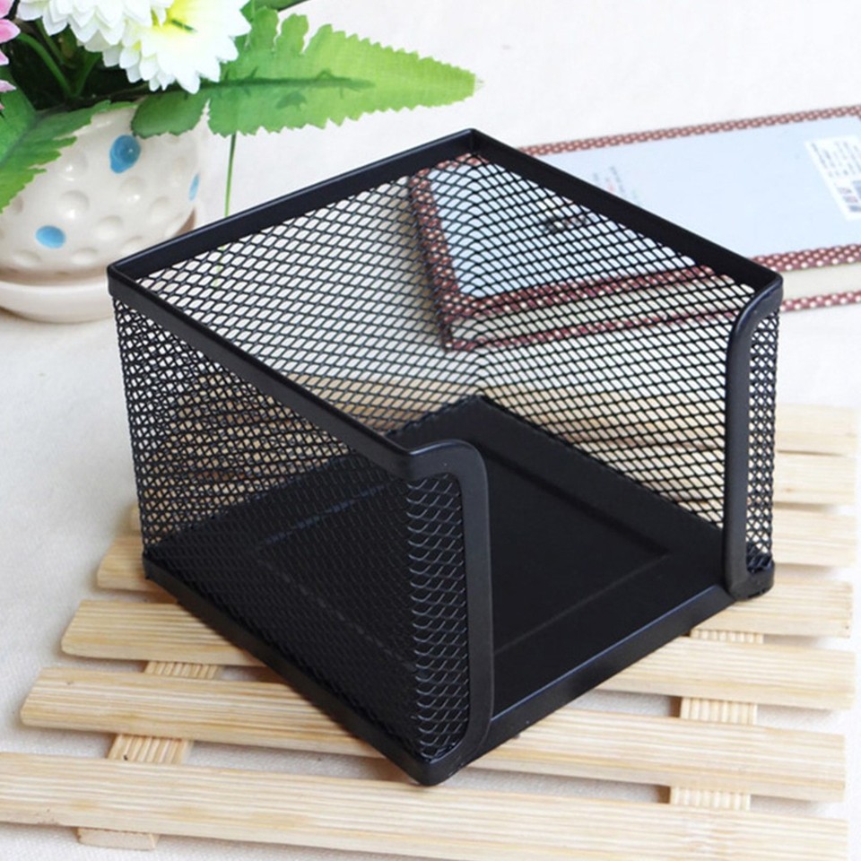 2PCS Wire Mesh Self-Stick Note Storage Racks Note Holders Desktop Note ...