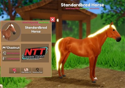 Wild Horse Islands - Chestnut, Moonstone, Standardbred Horse - IUH | eBay