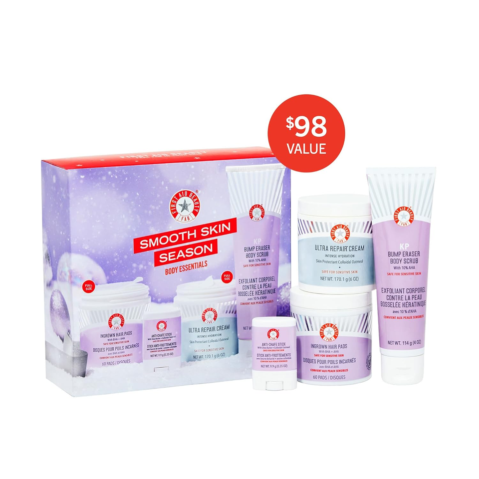 First Aid Beauty - Smooth Skin Season: KP Bump Eraser Body Scrub, 4oz ...