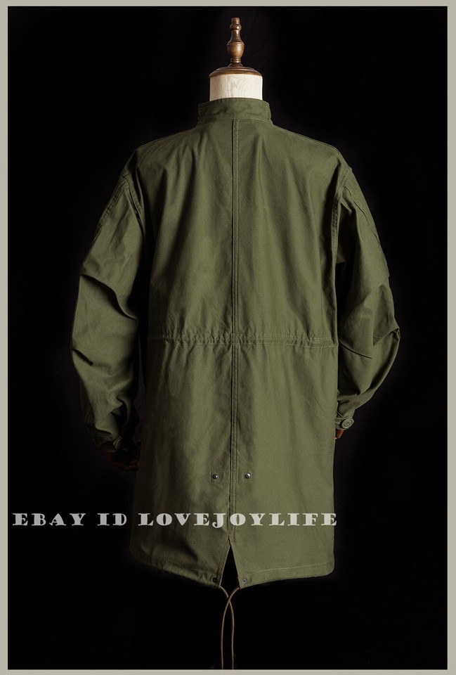 Red Tornado M-65 parka Fishtail Jacket Shell Military M65 Trench Coat ...