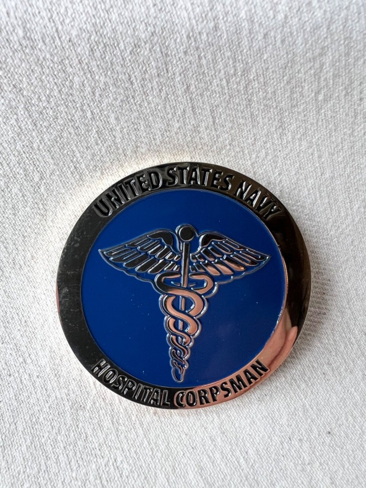 1991 United States Navy Hospital Corpsman Challenge Coin Combat Death ...
