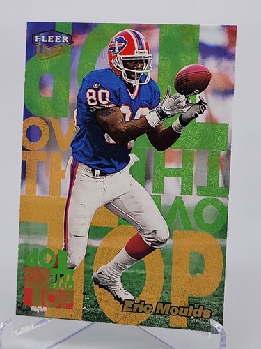 1999 FLEER ULTRA ERIC MOULDS OVER THE TOP INSERT FOOTBALL CARD BUFFALO ...