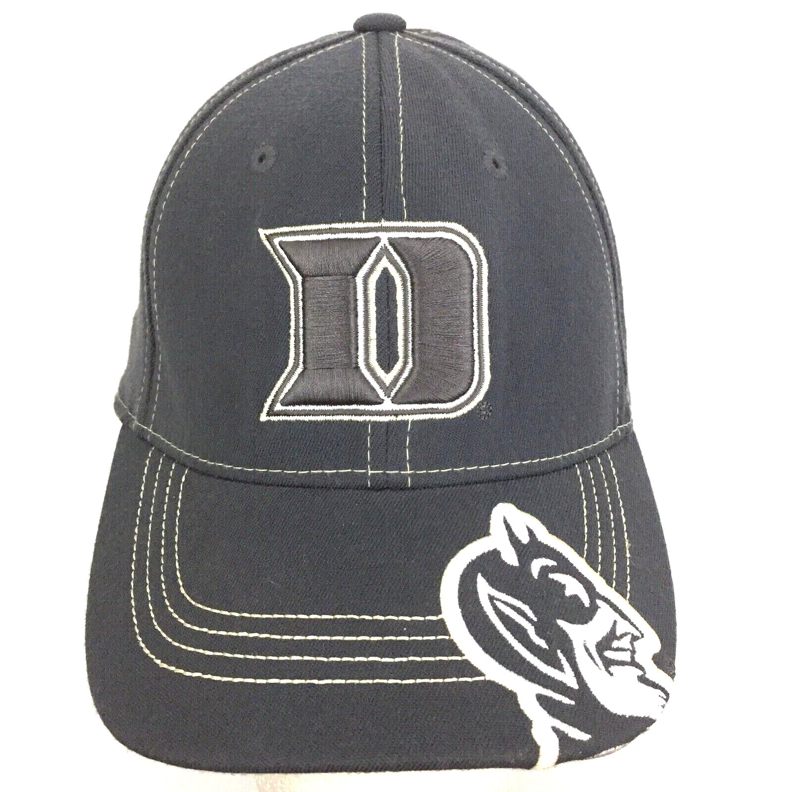 Duke Blue Devils Hat Spell Out Logo Basketball College Sports Ball Dad ...