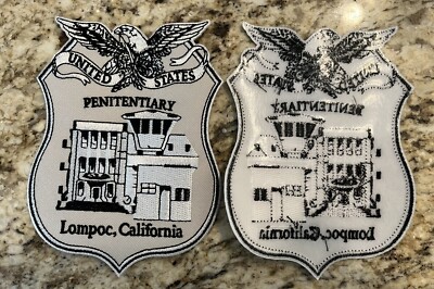 US Penitentiary Patch DOJ Federal Bureau Of Prisons Lompoc California ...