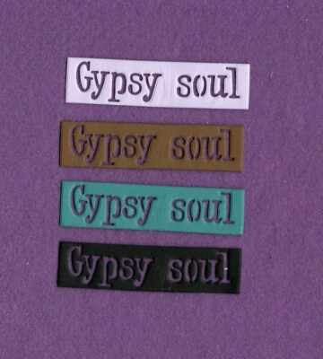 GYPSY SOUL die cuts scrapbook cards | eBay