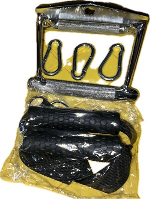 Double D Row Handle Cable Machine Attachment for Gym, V Bar Cable Set ...