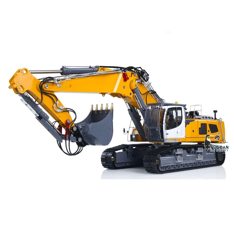 LESU 1/14 RC Full Hydraulic Excavator LR960 Two Type Arms RTR Digger XE ...