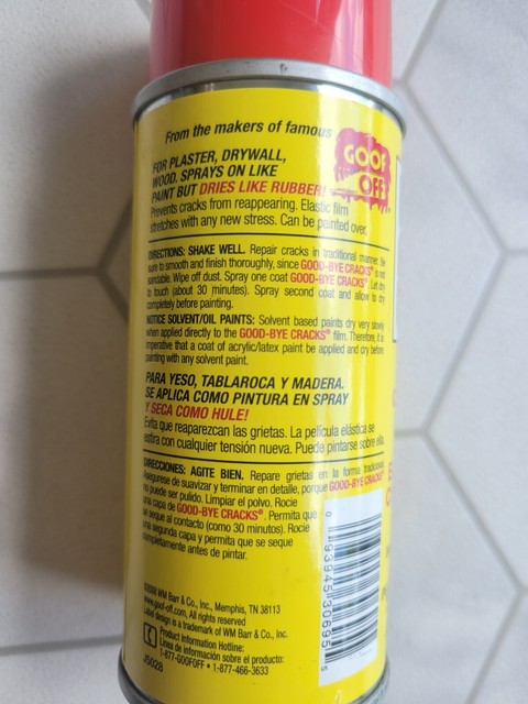 Goof Off FG695 Goodbye Cracks Repair Spray - 4 oz for sale online | eBay