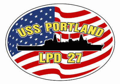 USS PORTLAND LPD 27 Oval Decal / Sticker Military USN U S Navy S07 | eBay