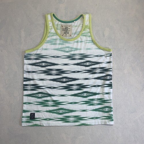 PX Premium Xpression Clothing Tank Top Men’s Small White Aztec Print ...