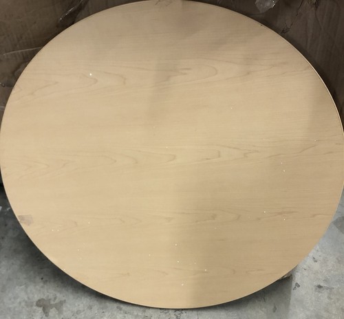 The HON HONBTRND36NDD 36 in. Between Laminate Round Table Top, Natural ...