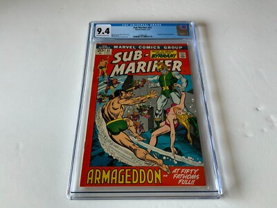 SUB-MARINER 51 CGC 9.4 NAMORITA BYRRAH MARVEL COMICS 1972 | eBay