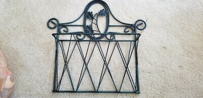 MCM unique Oak Leaf Folder/Mail Metal Holder wall-mounted metal mail ...