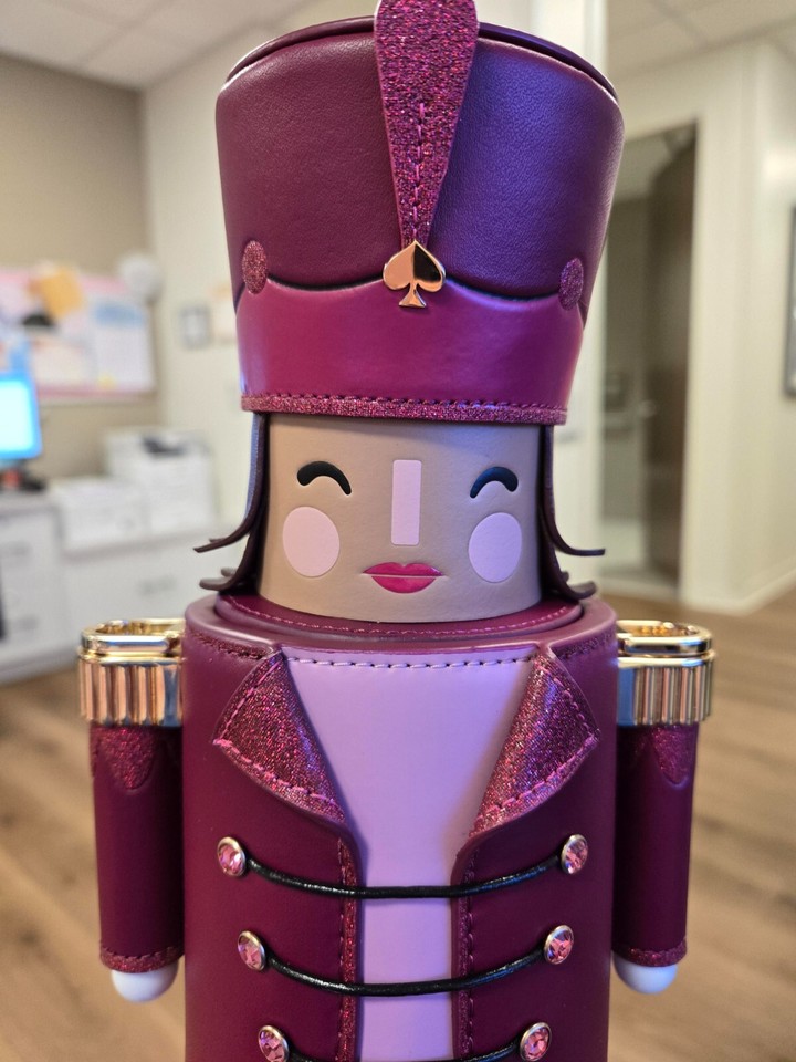 Kate Spade 3D Nutcracker Burgundy Leather Crossbody Bag KJ074 NWT ...