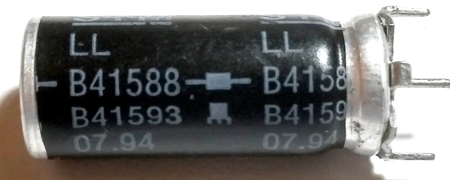 63V 100µF Siemens Electrolytic Armored Capacitor B41593 Audio Amp S+M ...