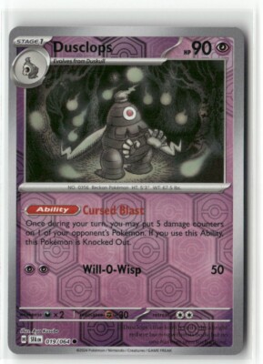 Dusclops 019/064 Reverse Holo Shrouded Fable Pokemon TCG NM | eBay