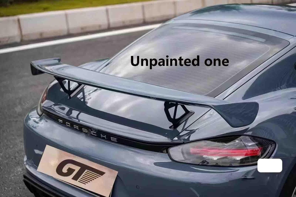 Fiberglass Rear Spoiler Wing For Porsche 718 981 987 Boxter Cayman GT4 ...