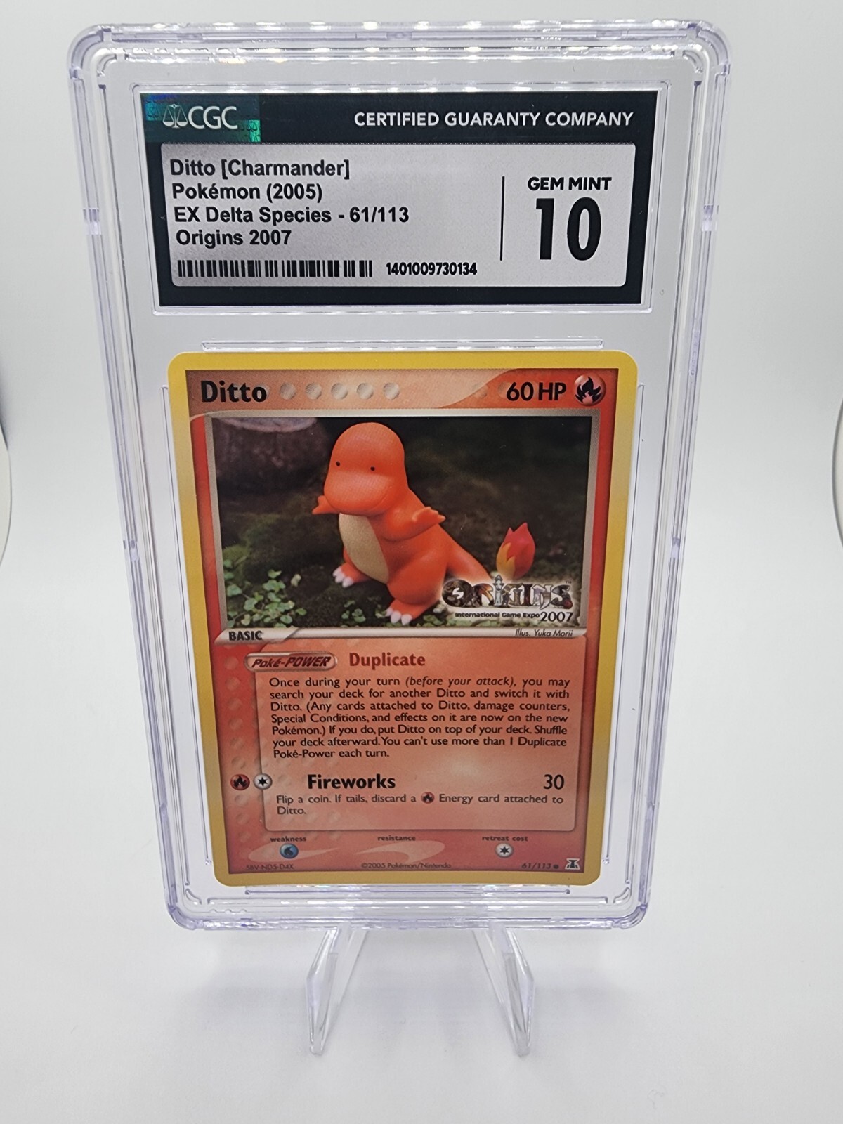 CGC 10 Pokémon TCG Ditto EX Delta Species 61/113 Regular Common | eBay