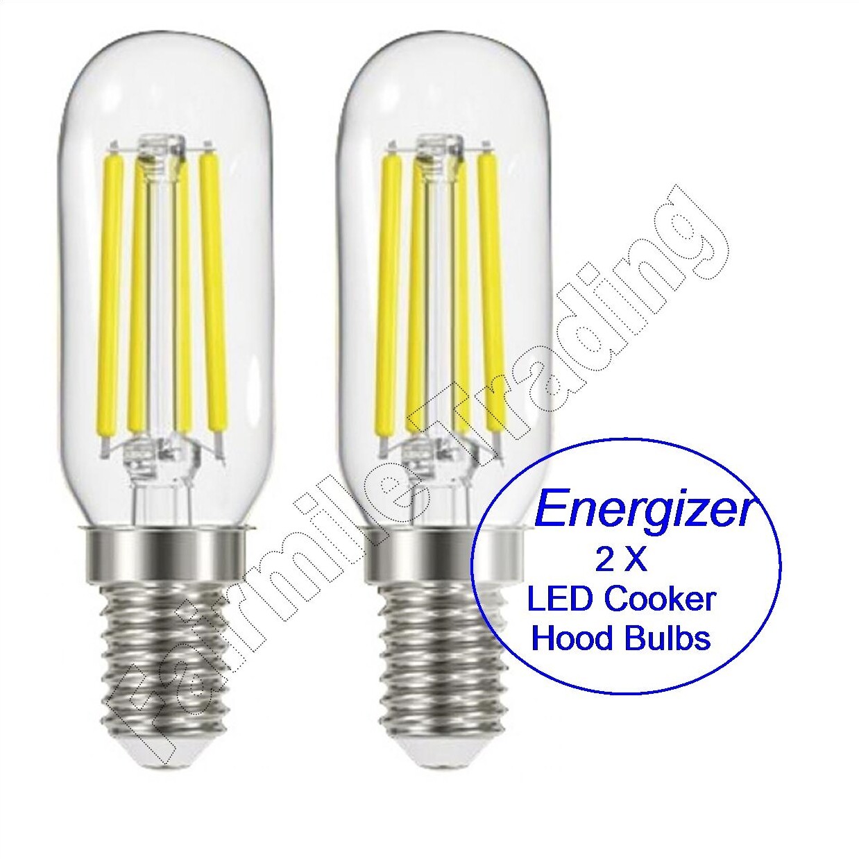 2 X Energizer 3.8W LED Cooker Hood Light Bulb 240v SES E14 Extractor ...