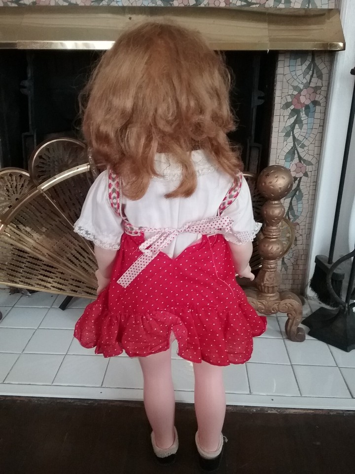 VTG 1962 Large 28" "Little Miss Echo" Big American Character Doll Vinyl ...