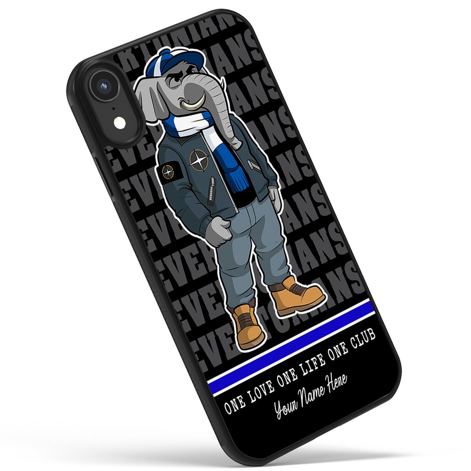 Personalised Everton iPhone Case Football Hard Gel Phone Cover Mens ...