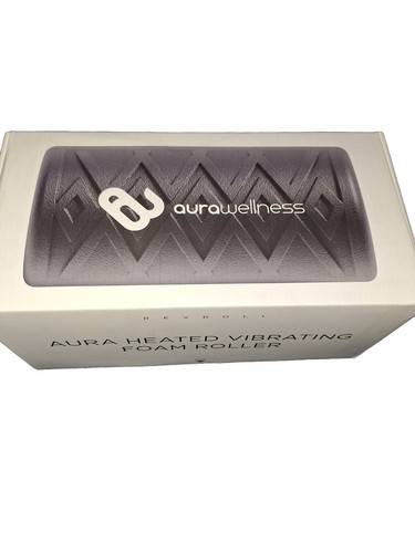 NIB new Aura Wellness Fitness revroll heated vibrating foam roller ...