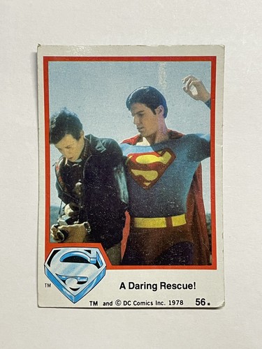 1978 Dc Comics Superman Cards: #56 A Daring Rescue | eBay