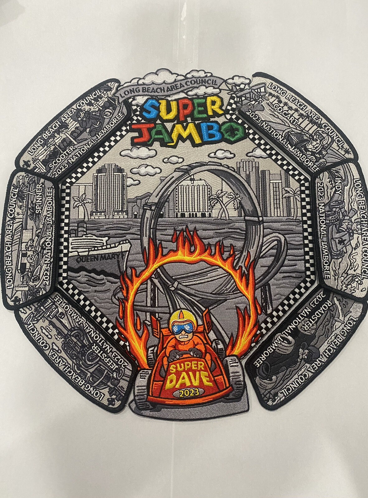 2023 National Jamboree Long Beach Area Council Patch Set (Super Jambo ...