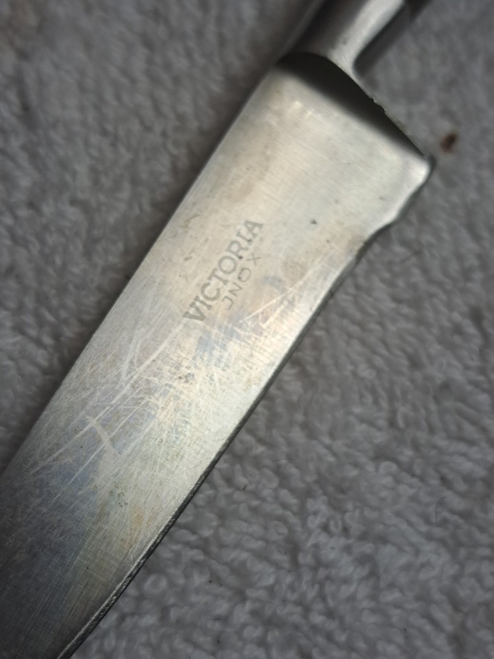 VICTORIA Paring Knife Wood Handle BRASS RIVETS | eBay