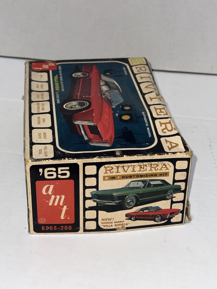 "ORIGINAL ISSUE" AMT ANNUAL 1965 BUICK RIVIERA Model Kit Villa In Box ...