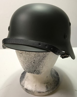 WWII GERMAN M40 COMBAT FIELD HELMET- 68 SHELL, 60 LINER | eBay