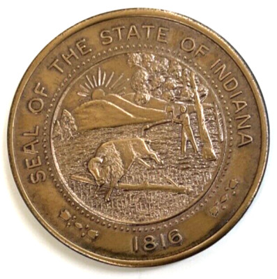 Indiana Sesquicentennial Medal Token | eBay
