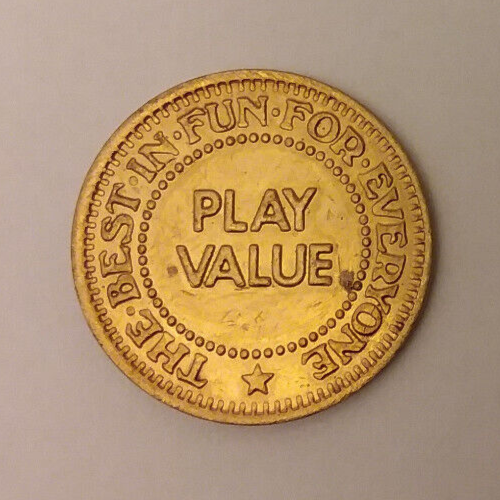 Gold Coin Arcade Game Token 24mm | eBay