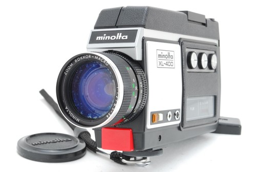 RARE 【ALL Works/ EXC+5】 MINOLTA XL 400 Super 8 Movie Film Camera 8.5 ...
