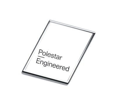 Genuine Volvo Emblem Rear Badge White Polestar 32207386 | eBay