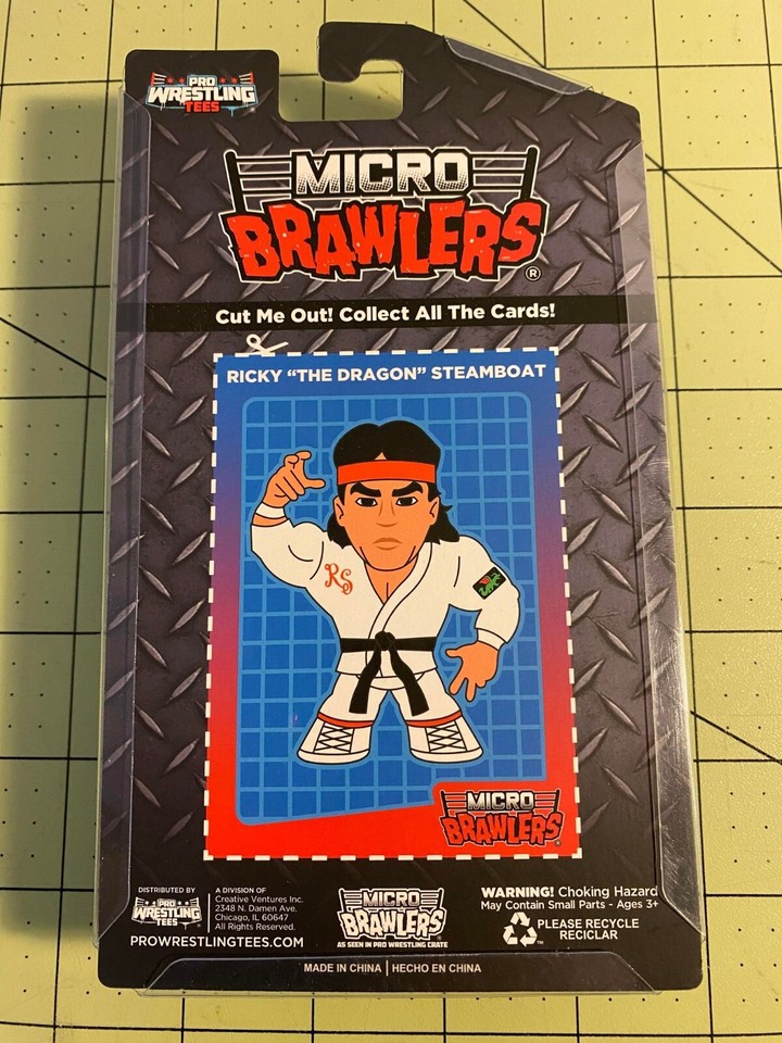 Ricky The Dragon Steamboat Micro Brawlers Figure Pro Wrestling Crate | eBay