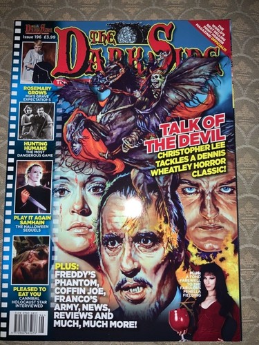 DARK SIDE MAGAZINE 196 DENNIS WHEATLEY CHRISTOPHER LEE THE DEVIL RIDES ...