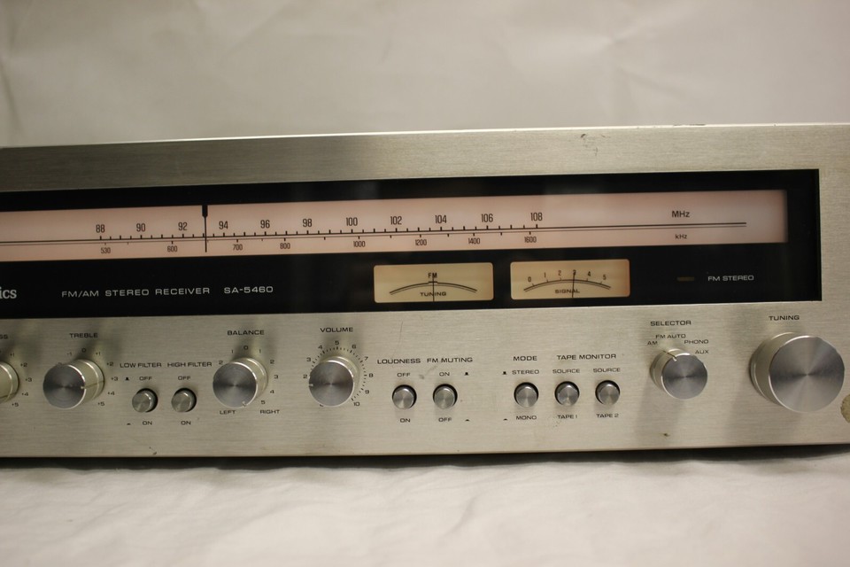 TECHNICS SA-5460 FM AM ANALOG STEREO RECEIVER VINTAGE | eBay