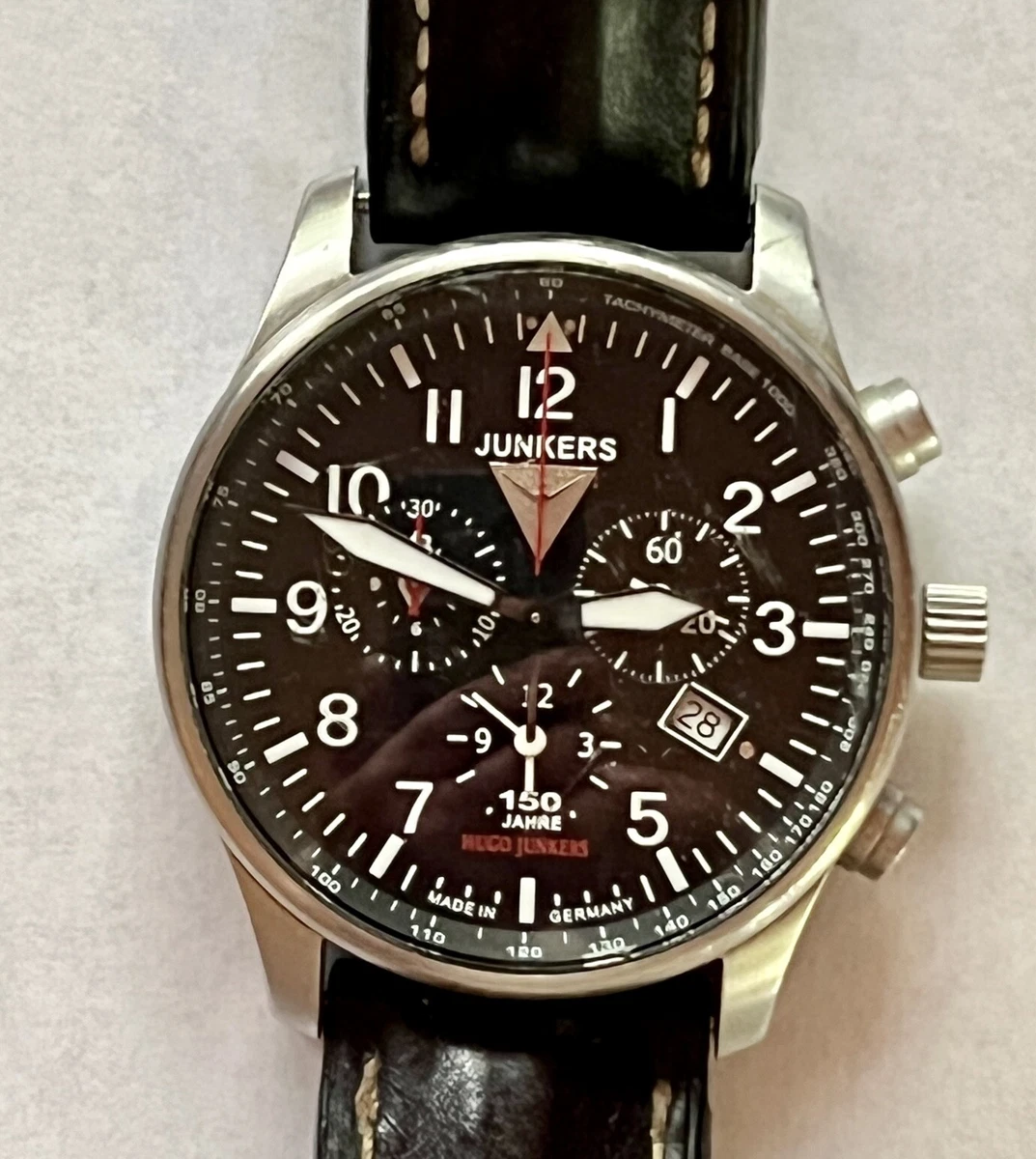 Junkers Watch Eisvogel F13 Mens 67301 Watch Junkers Men's Watch 6730-2 ...