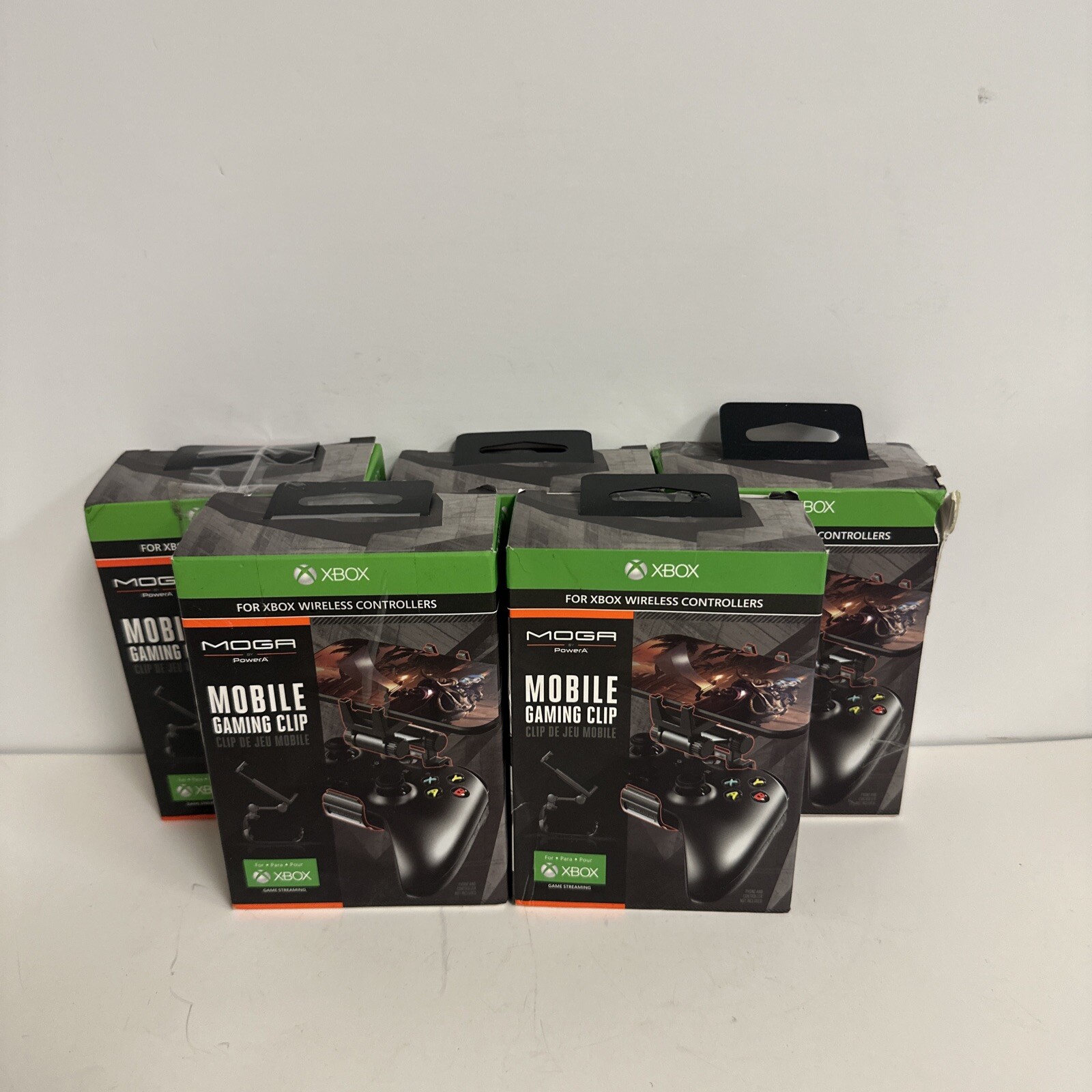 LOT OF 5x Power MOGA Mobile Gaming Clip for Xbox Wireless Controllers ...