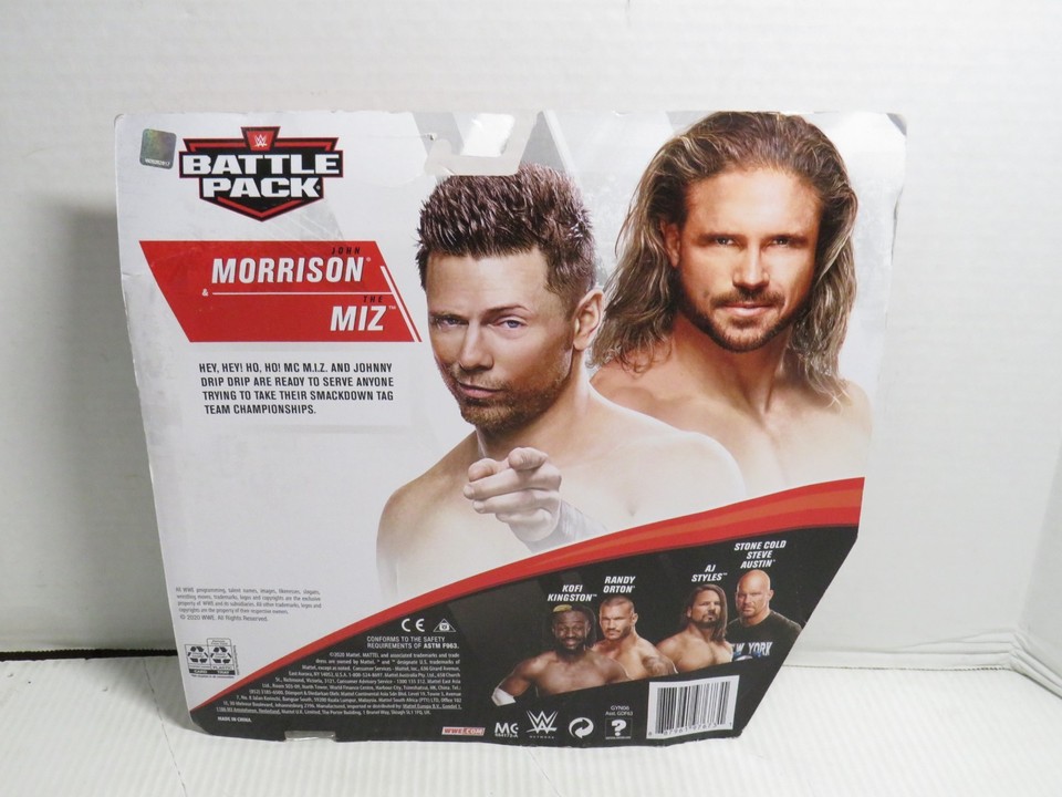 2020 John Morrison The Miz WWE Battle Pack Series 67 Figure Mattel ...