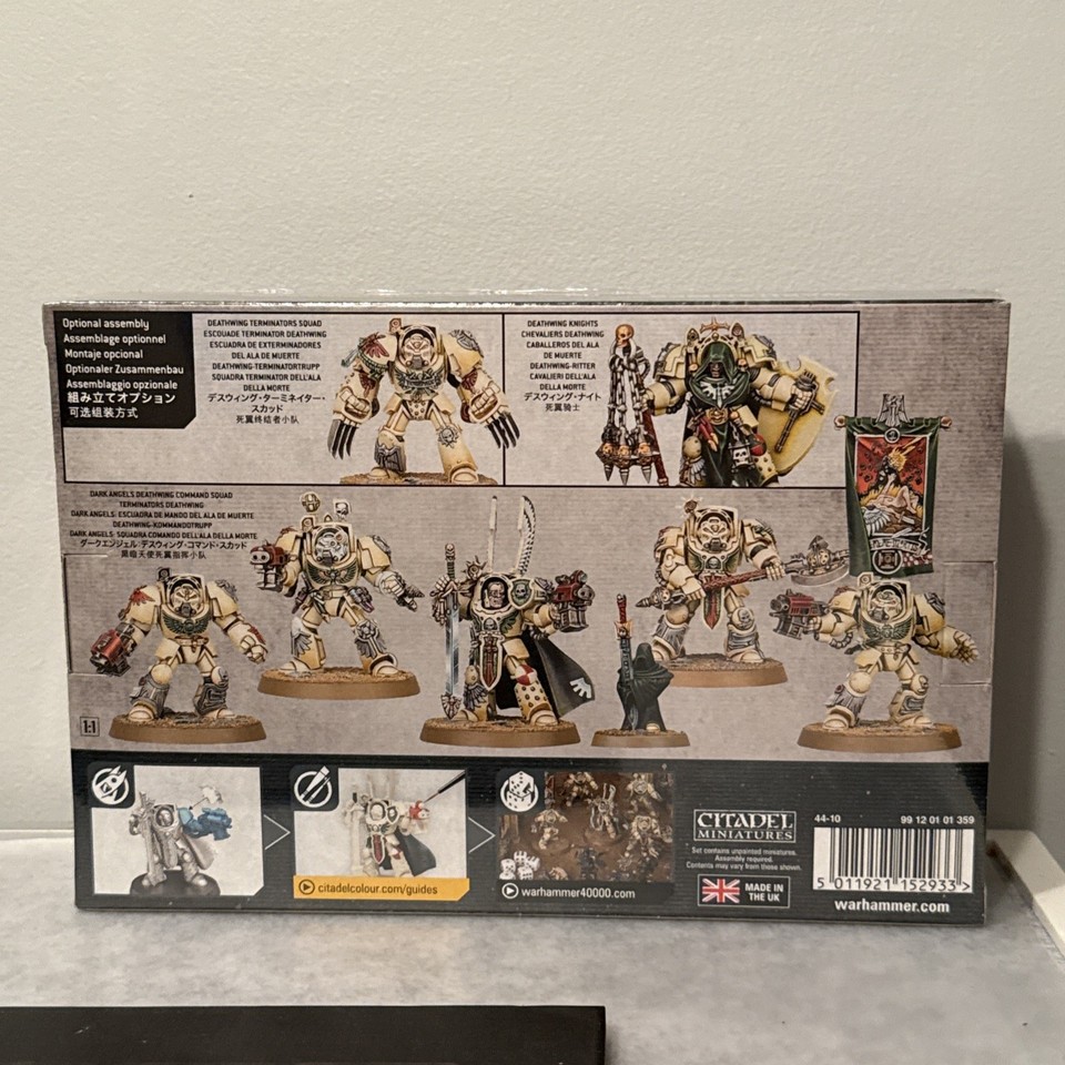OOP Warhammer 40K - Deathwing Terminators / Command Squad *New/Sealed ...