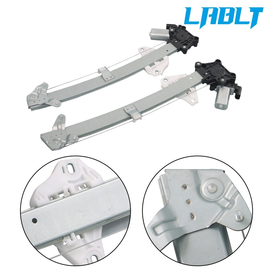 Front Left & Right 2× Power Window Regulator w/ Motor For Honda Accord ...