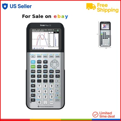 Graphing Calculator Color LCD Rechargeable Physics Math Science | eBay