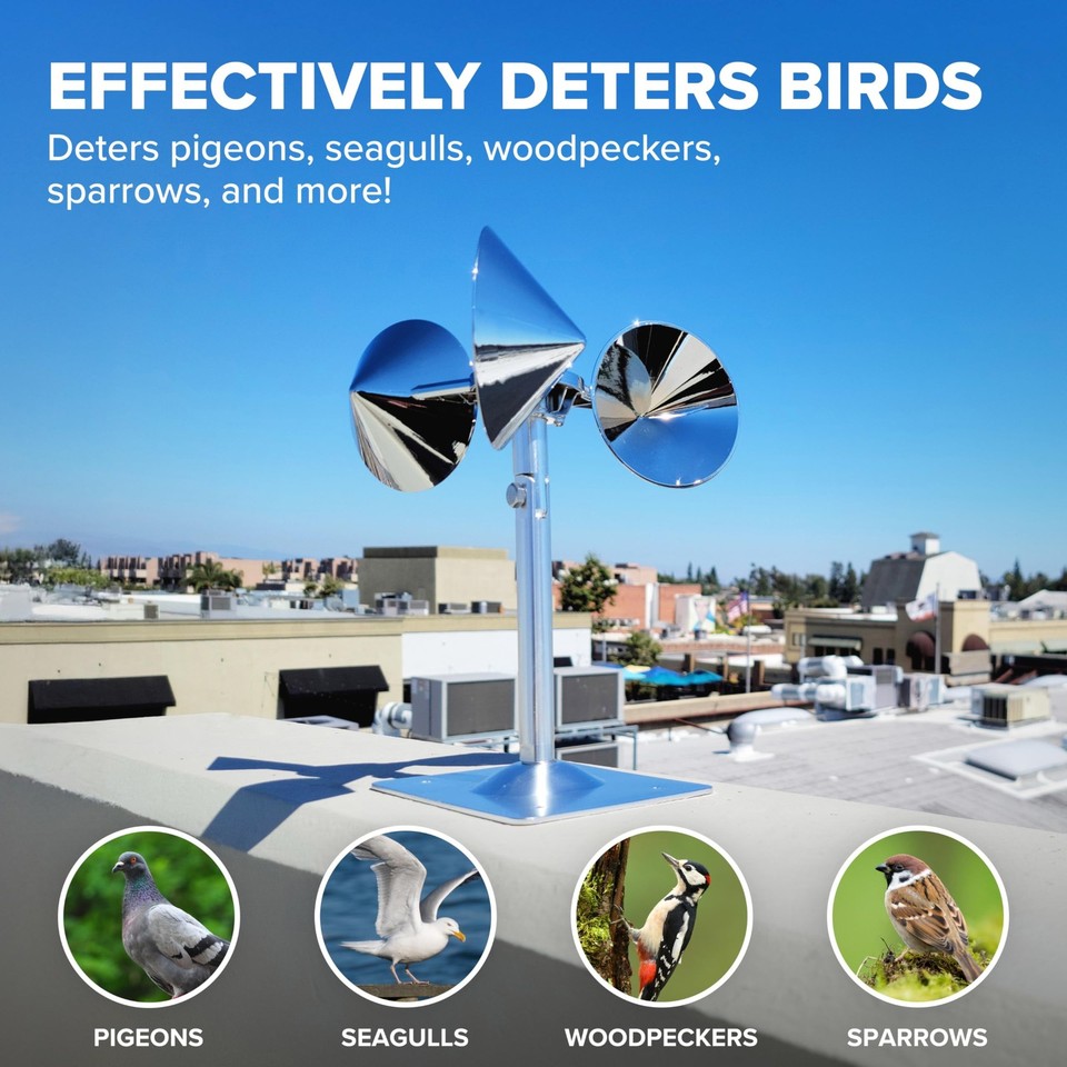 Bird B Gone - Reflect-A-Bird - Reflective Spinning Deterrent - Repels Pigeons... 764176160929| eBay