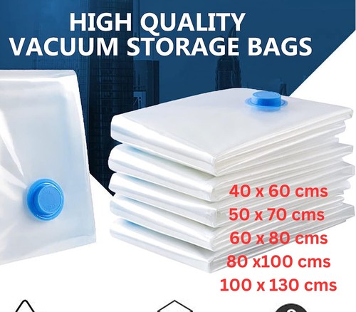 VAC BAG SPACE SAVER VACCUM VACUM BAG STRONG VACUUM STORAGE SPACE SAVING ...