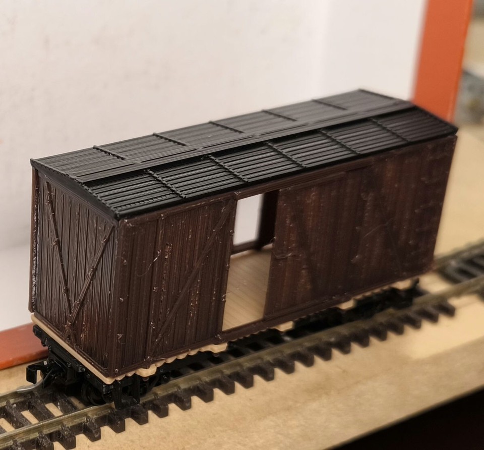 20ft Box car, HOn30/HOe/HO2-1/2 scale, KIT | eBay