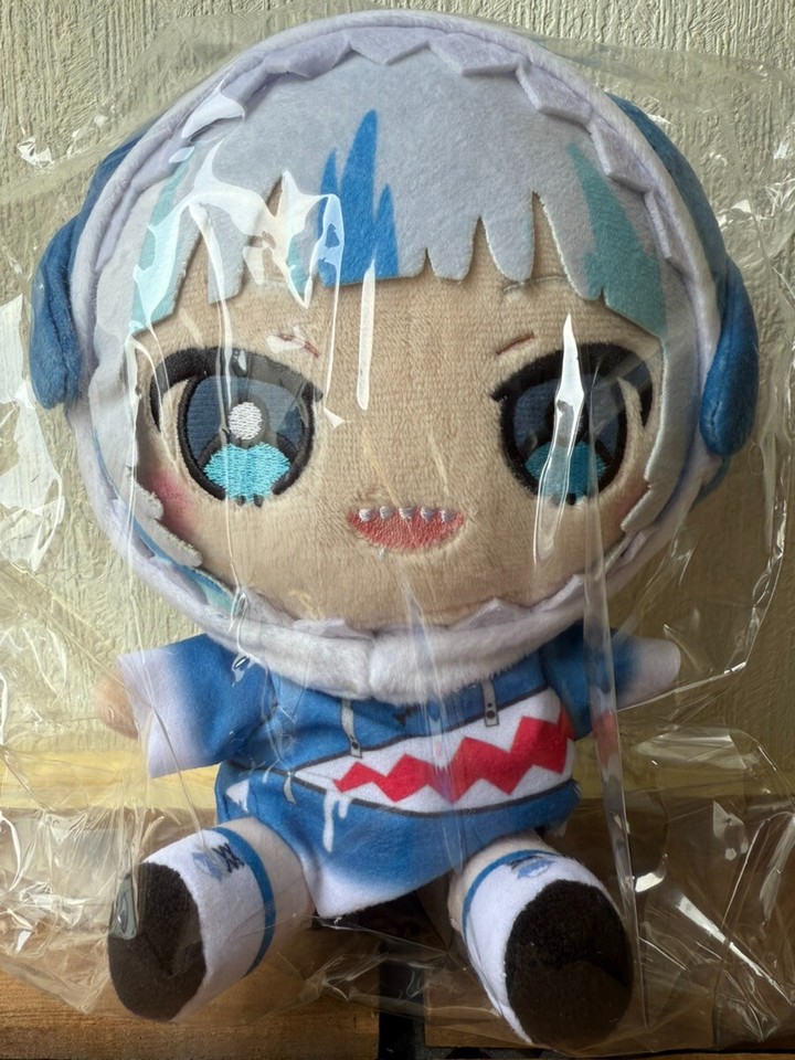 Hololive Friends With u Gawr Gura Plush Doll Vtuber Japan original 8.27 ...