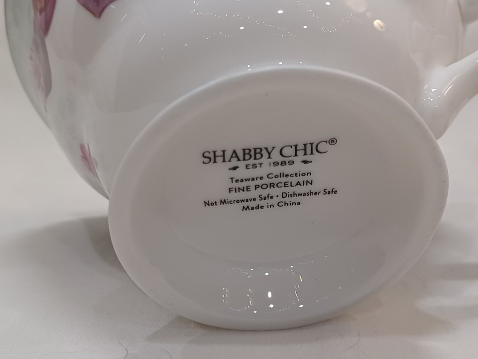 Shabby Chic Fine Porcelain Teaware Collection - Set of 2 Teacups ...