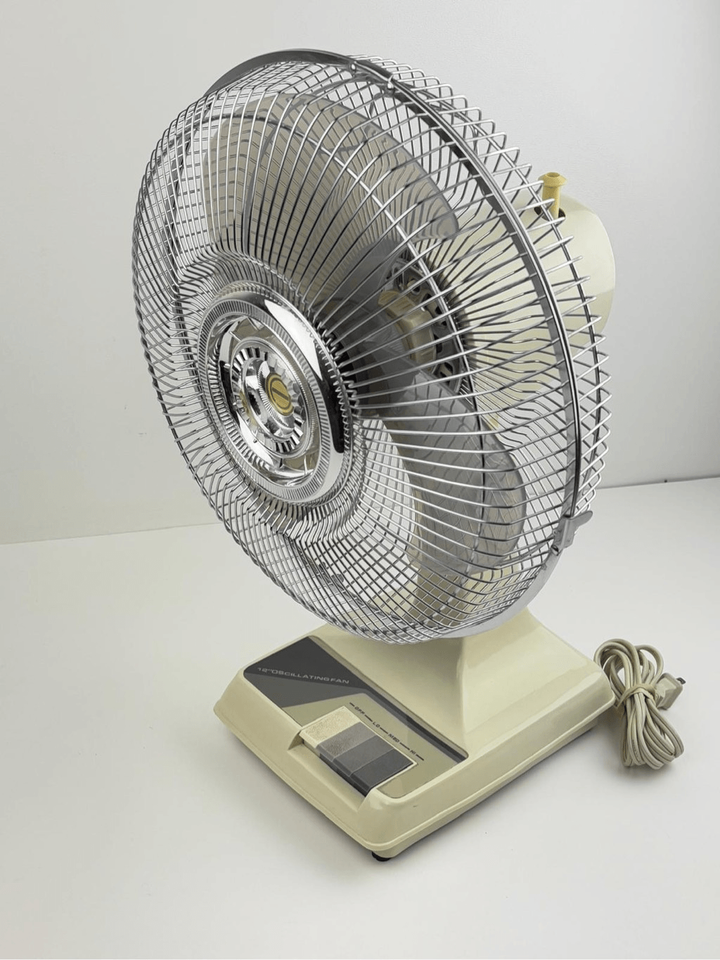 Vintage Kuo Horng 12” Oscillating Desk Fan Model KH-203 3 Speed - Works ...
